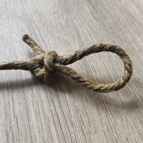 Bushcraft tarred rope 4mm - Bushcraft Spain