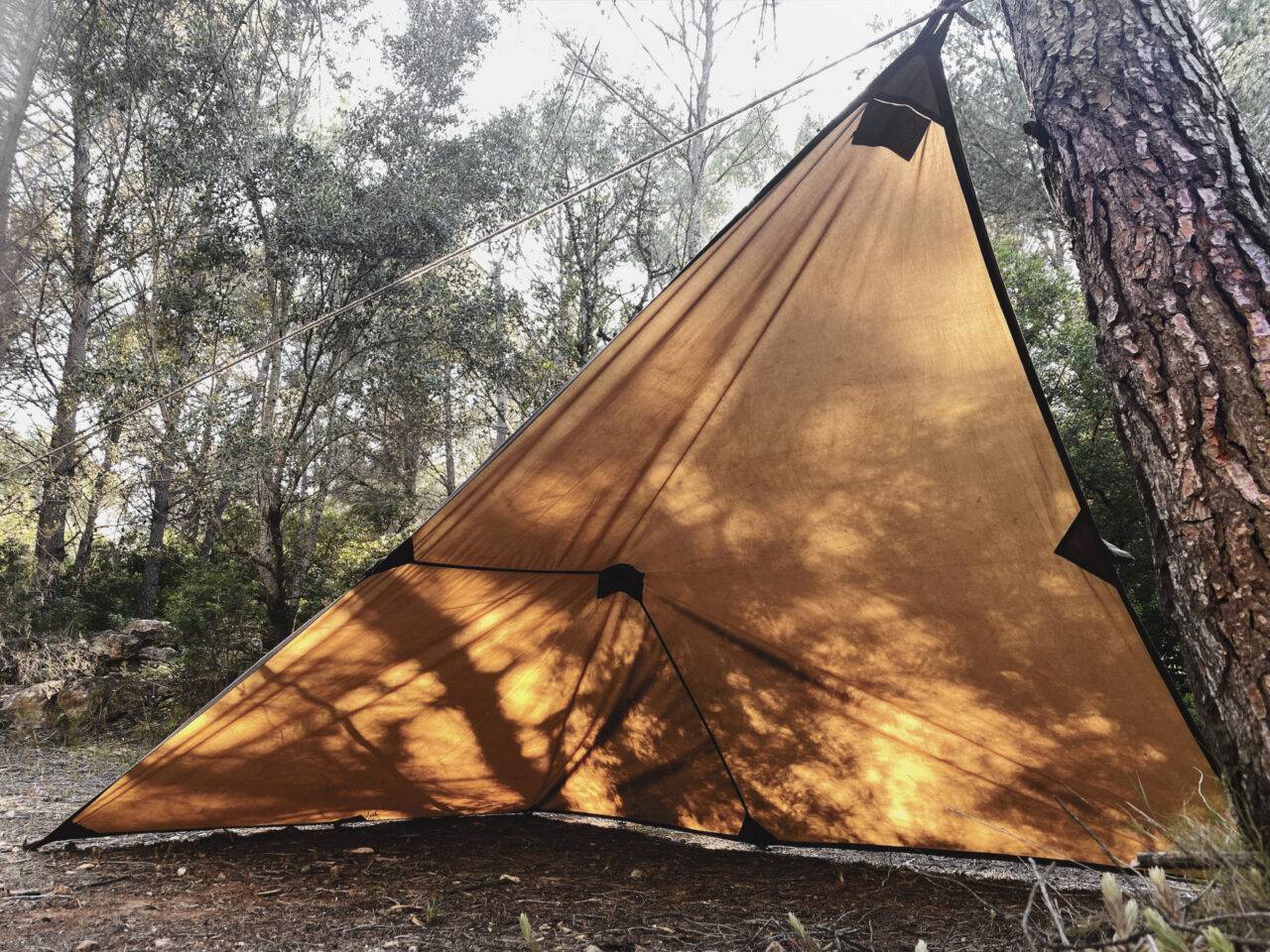 Genuine Nessmuk Oilskin Tarp - Bushcraft Spain