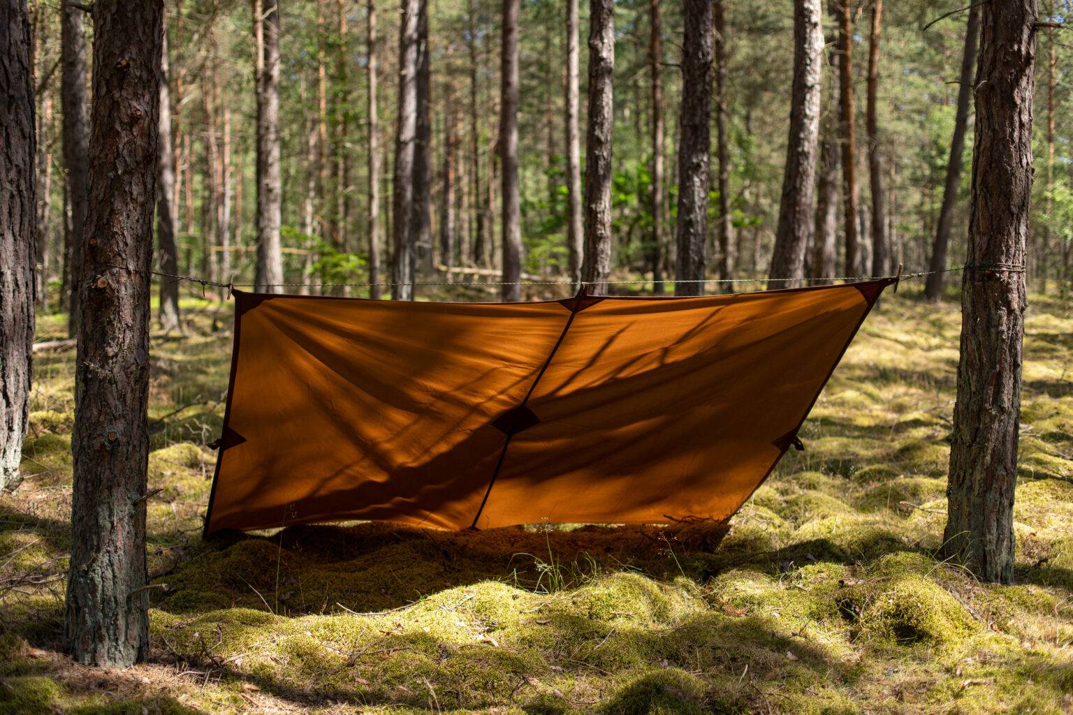 Genuine Nessmuk Oilskin Tarp - Bushcraft Spain