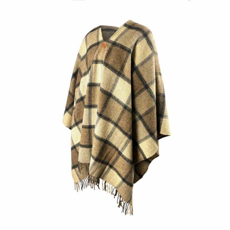 Shetland Wool Poncho - Numancia - Bushcraft Spain