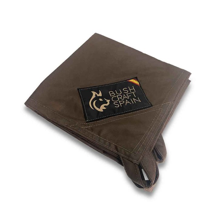 Survival Oilskin Tarp - Bushcraft Spain