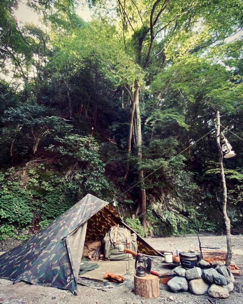 Limited Edition Prepper Camo Oilskin Tarp - Bushcraft Spain